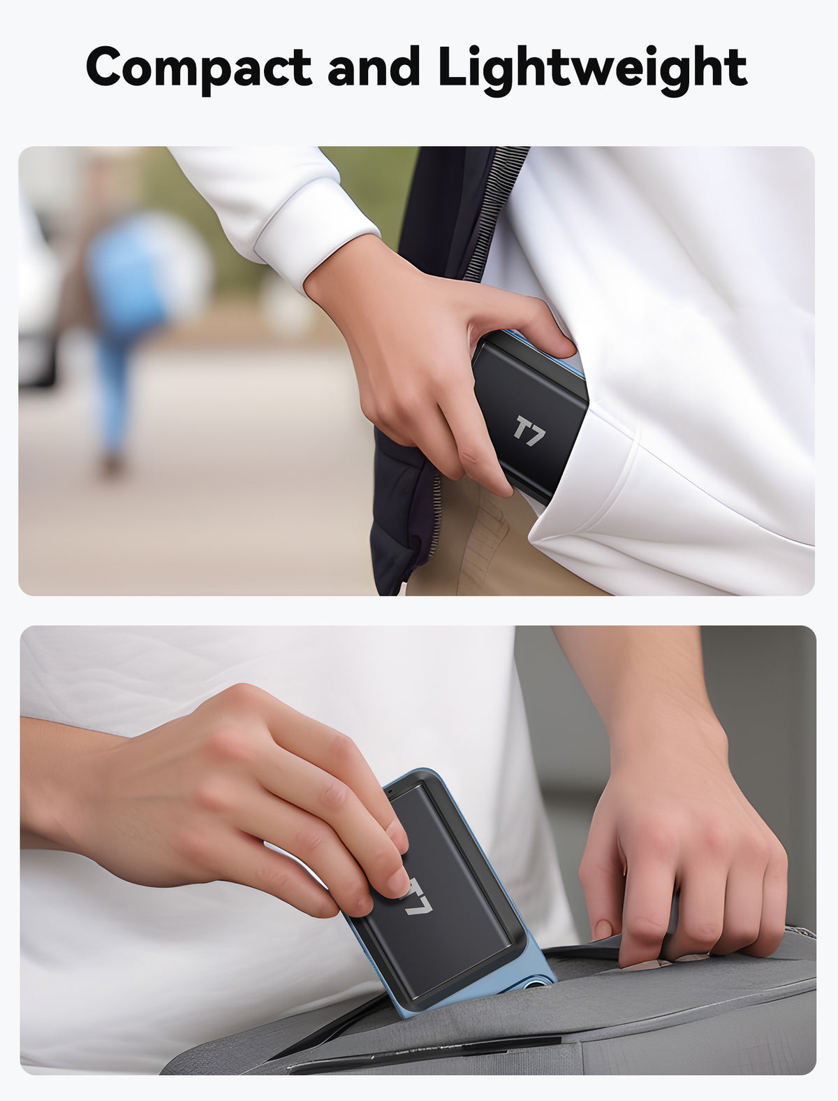 Magsafe SSD Case for Samsung T7 SSD for iPhone 15 Pro Max - TOPGO